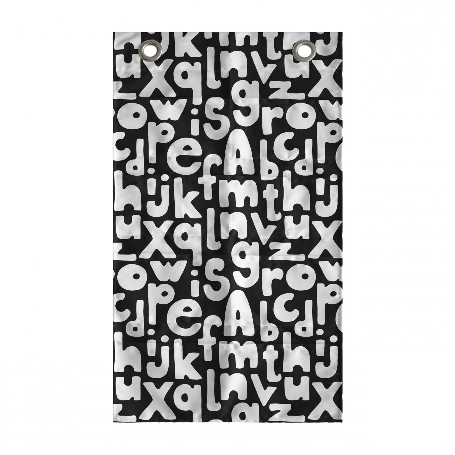 Letters Hanging Pocket Organizer, Cartoon Hand Drawn Like Alphabet ...