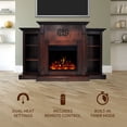 Cambridge Sanoma 72'' Electric Fireplace, Charred Log, Multi-Color ...
