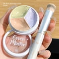 xixi net muscle holding tricolor concealer face covering spots face ...