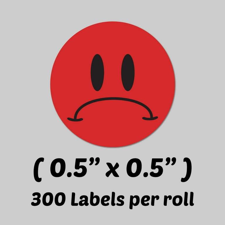 Sad Face Stickers