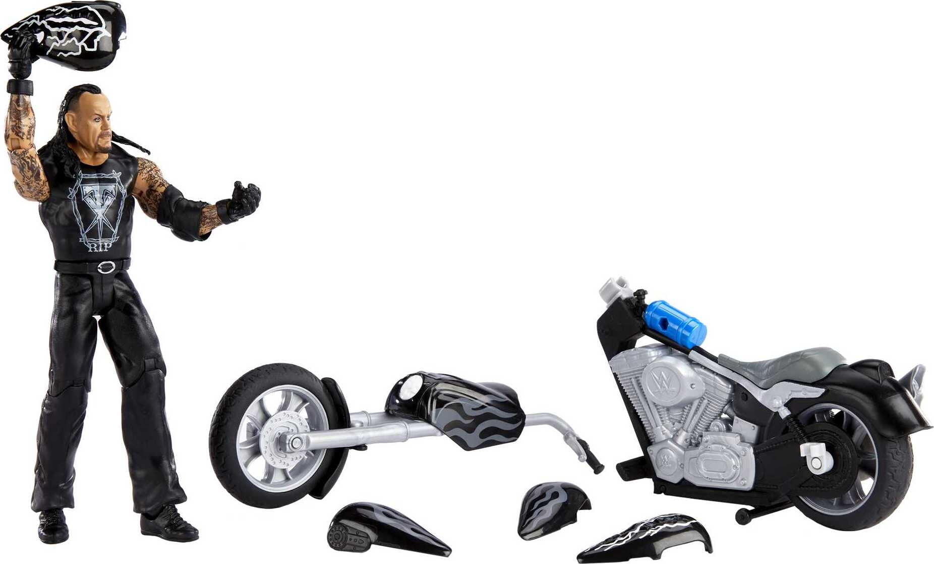 Buy WWE Wrekkin’ Slamcycle Vehicle With Undertaker Basic Action Figure ...