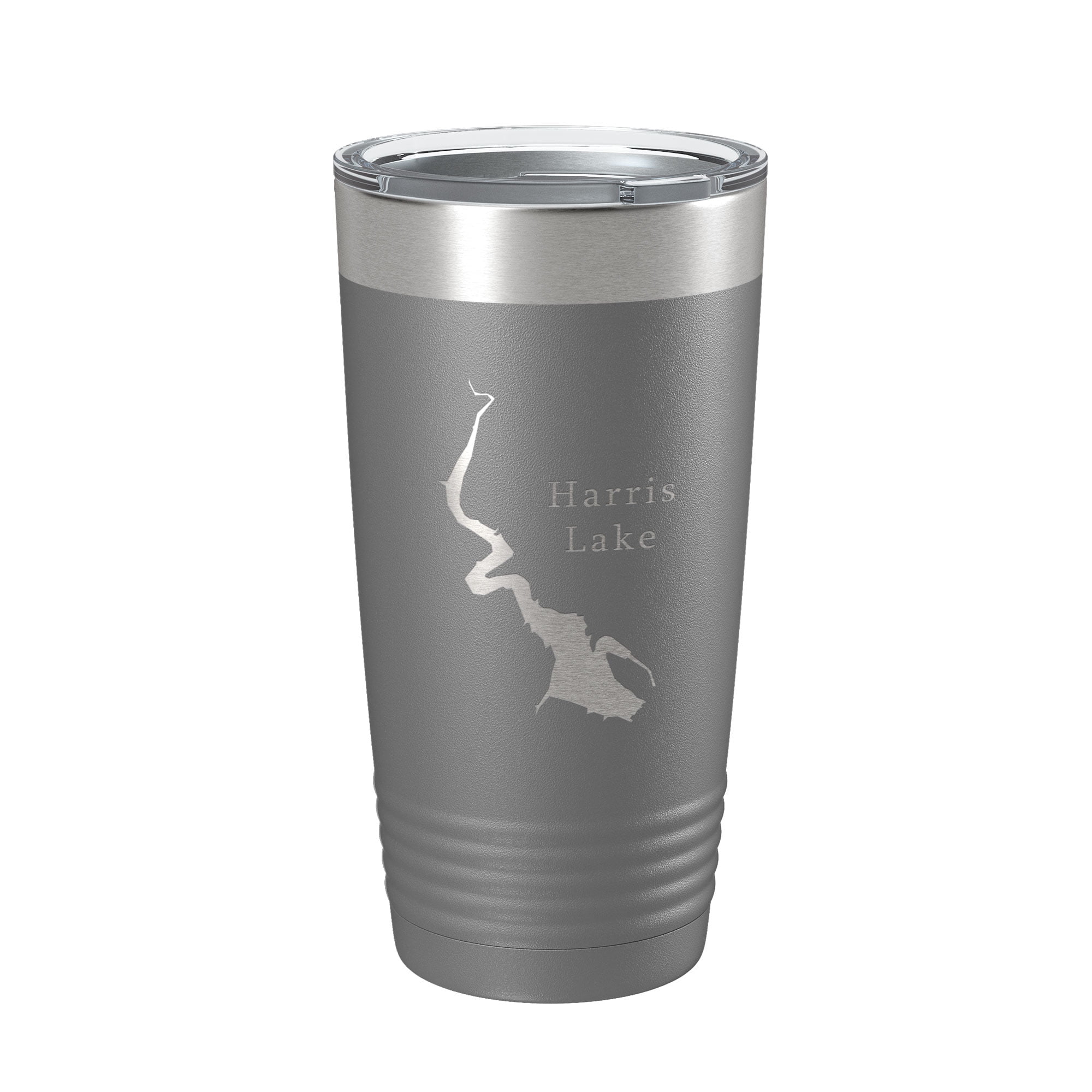 Harris Lake Map Tumbler Travel Mug Insulated Laser Engraved Coffee Cup ...