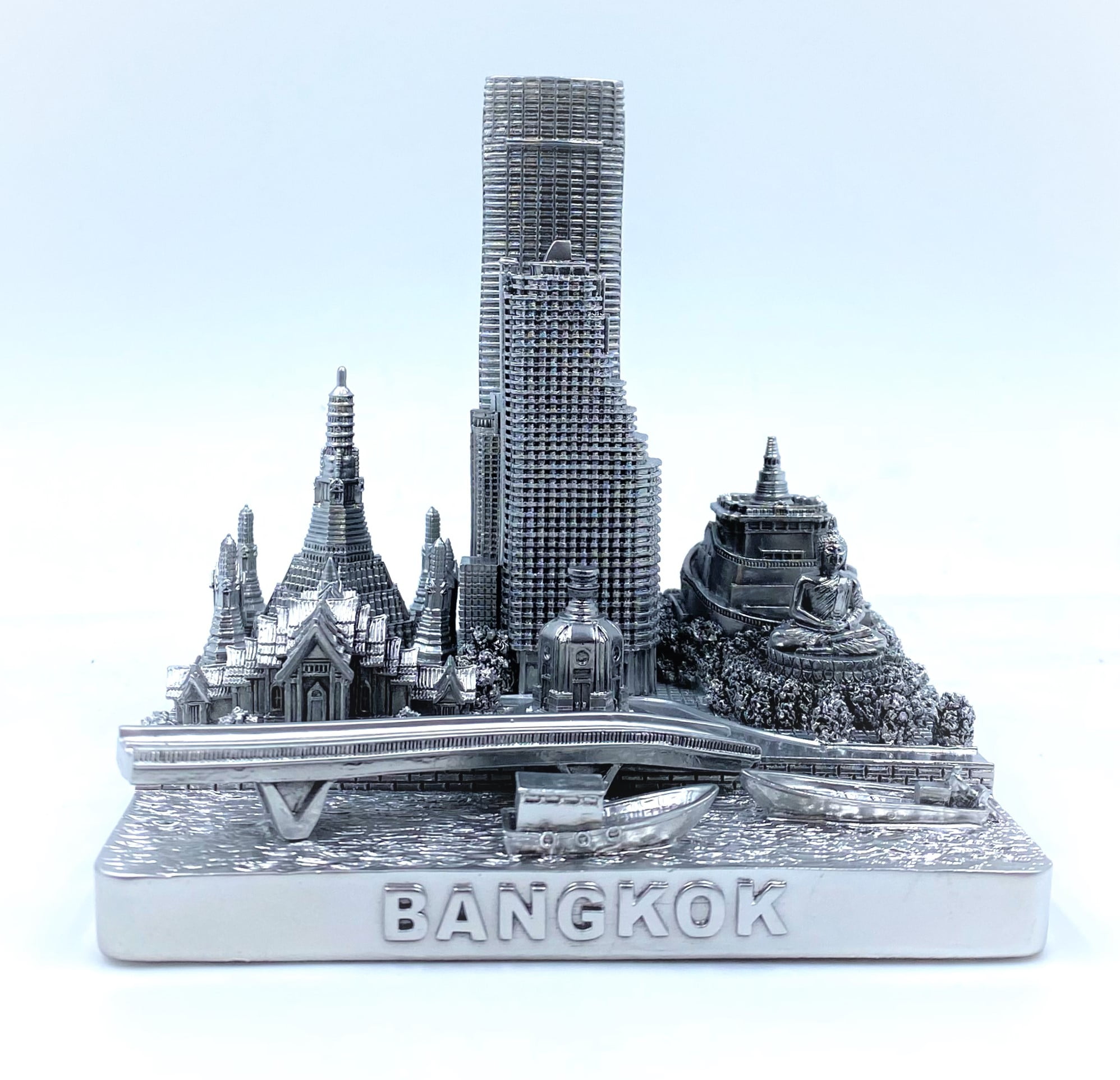Bangkok 3D City Famous Building Model Statue Souvenir Decoration for ...