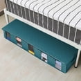 Extra Large Under Bed Storage Box with Compartments, 38.79X12.99X5.90 ...