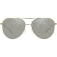 Michael Kors MK 1109 Metal Womens Aviator Sunglasses Light Gold 60mm ...