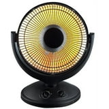 Soleil Infrared Dish Electric Space Heater, Black #DF1015 - Walmart.com
