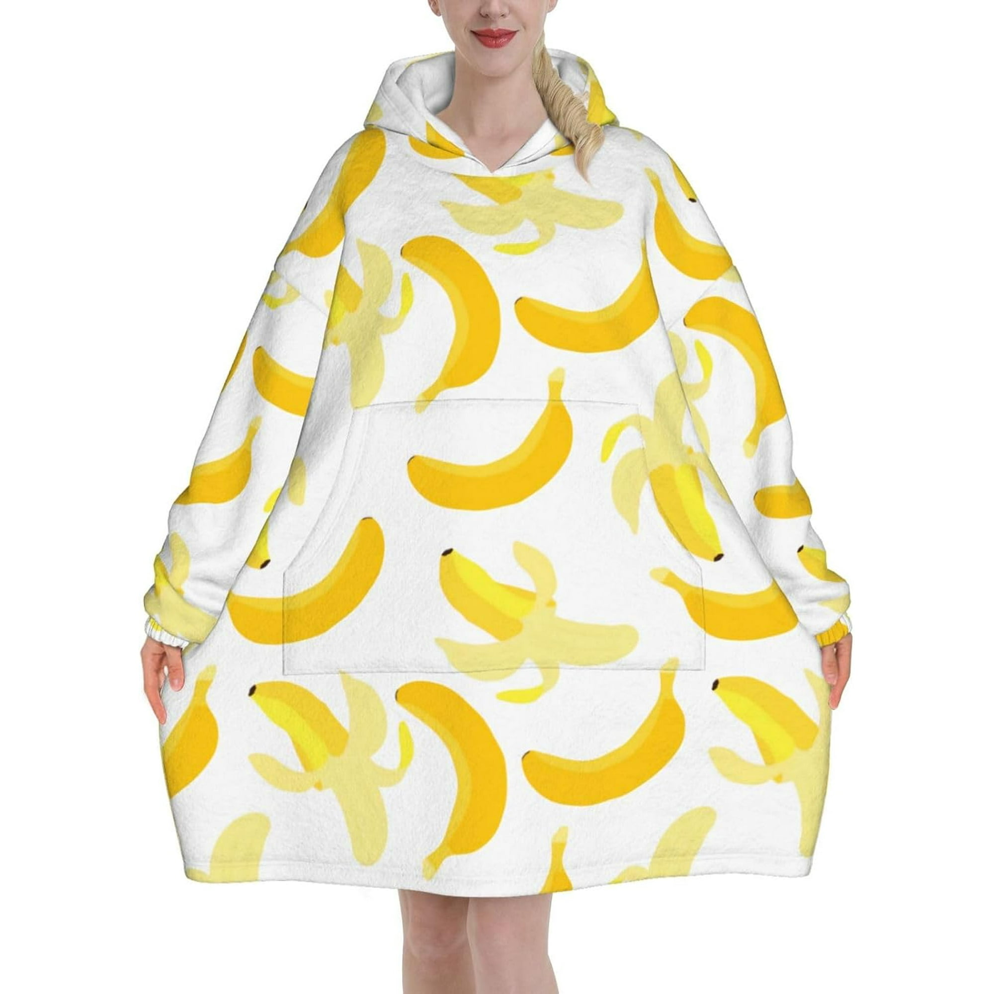 Click here for Mjorlgortlh Banana Blanket Hoodies For Women And M... prices