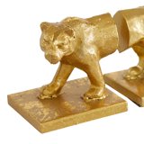 DecMode 4" Leopard Metal Bookends (Set of 2) - Walmart.com