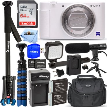 Sony ZV-1 Compact Digital Vlogging 4K Camera (White) for Content Creators & Vloggers +Complete ...