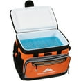 Ozark Trail 30-Can Zipperless Cooler with Smartshelf, Orange - Walmart.com