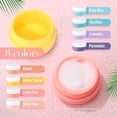 8 Pcs Travel Containers for Toiletries 1 Oz/ 30 ml Small Silicone Cream ...