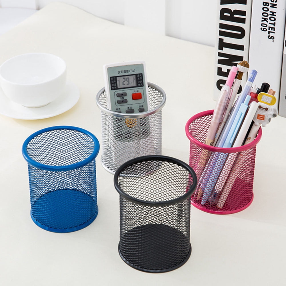 D-GROEE Mesh Pen Holder, Pen Holder, Pencil Cup Holder, Pen Cups, Metal ...
