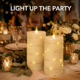 Rechargeable LED Flameless Candles with Remote, 2 Pack Ivory - Walmart.com