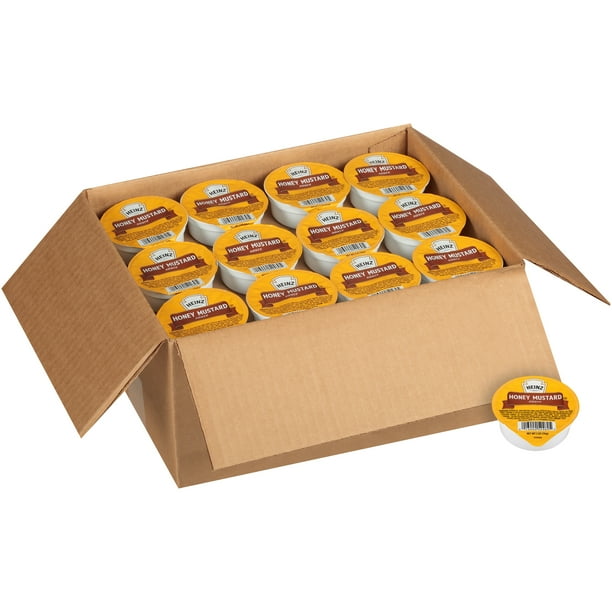 Heinz Honey Mustard Single Serve Dipping Sauce, 60 ct Casepack, 2 oz ...
