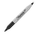 Sharpie Twin Tip Permanent Markers, Fine and Ultra Fine, Black, 4 Count ...
