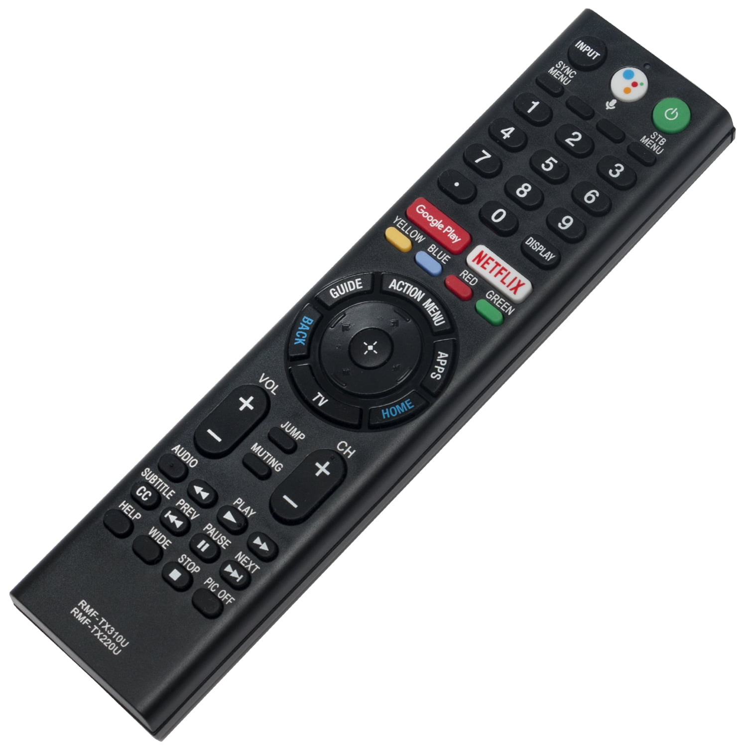 New RMF-TX310U Bluetooth Voice remote control for Sony 4K TV KD55XF7596 ...