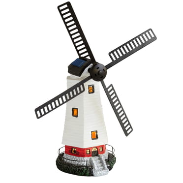 Solar Light Up Windmill Garden Statue - Walmart.com