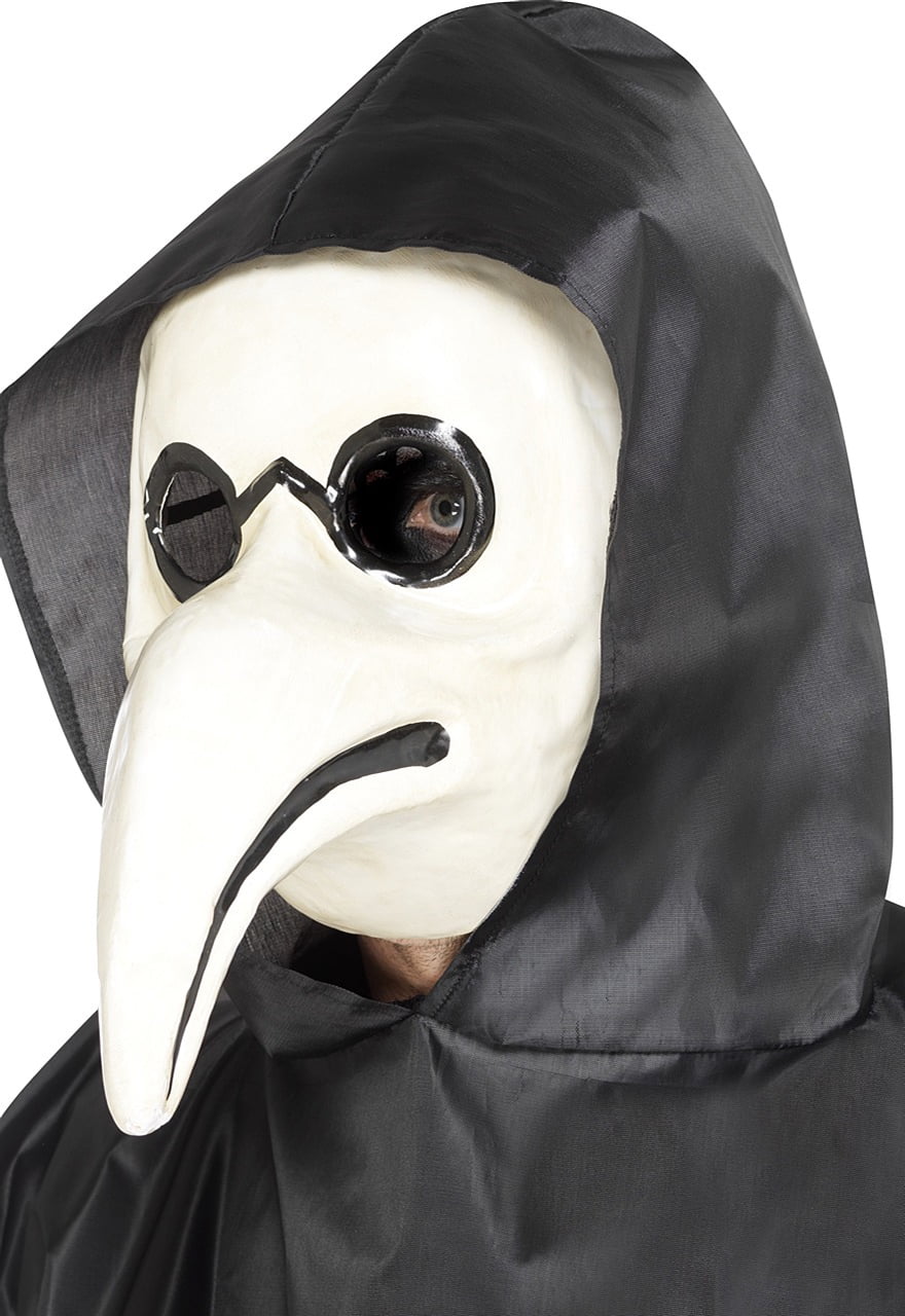 Adult size Ivory Authentic Plague Doctor Mask - Walmart.com