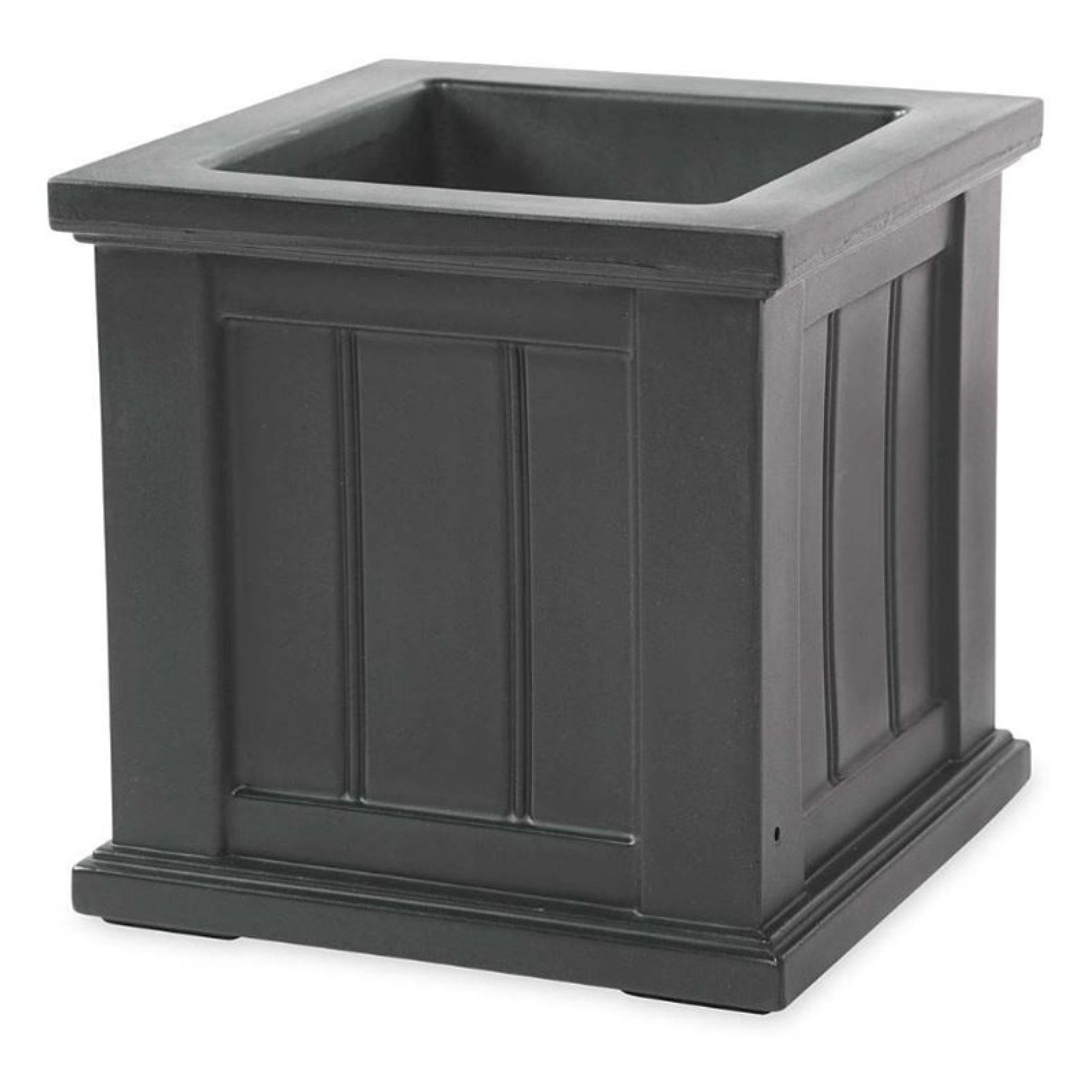 Mayne Square Polyethylene Cape Cod 14 x 14 Patio Planter - Walmart.com