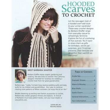 Hooded Scarves to Crochet (Paperback) - Walmart.com