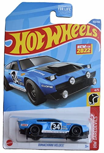 Hot Wheels Dimachinni Veloce (Blue) 2022 HW Daredevils - Walmart.com