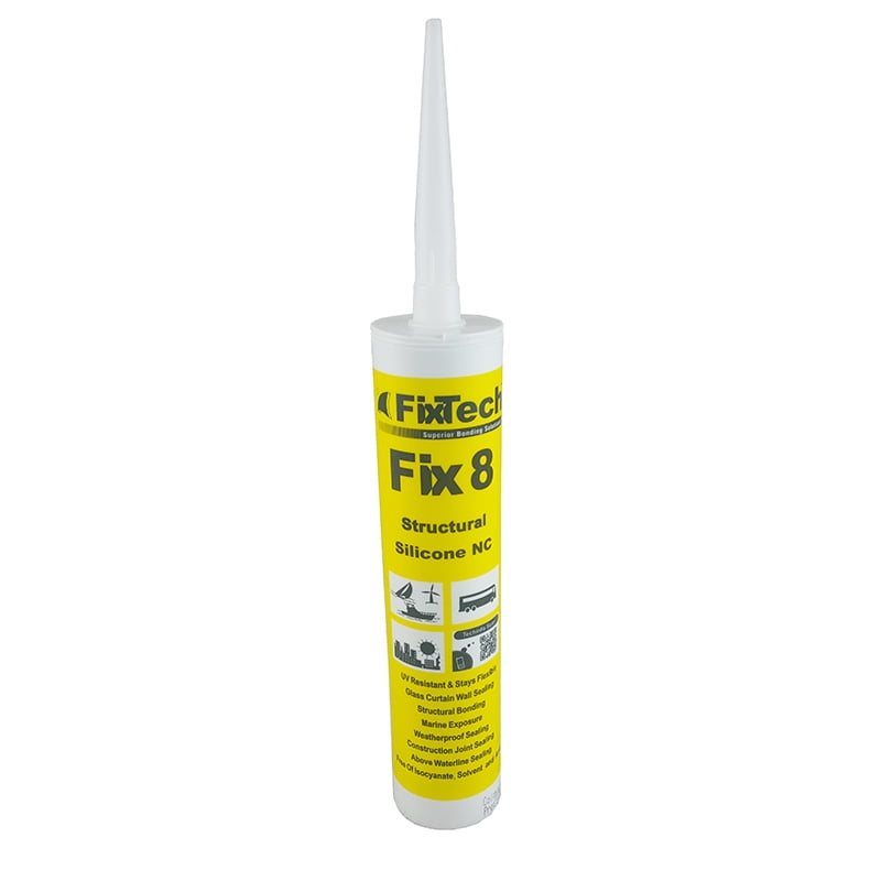 FixTech FIX8-BLK Structural Sealant - Silicone Fix 8 - Black 300ml ...