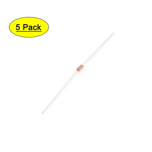 Unique Bargains 5pcs MF58 10K Ohm 3950K 1% Glass Encapsulated Resistor ...