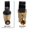 Leisure Coachworks RV Camper Water Pressure Regulator Brass LEAD FREE ...