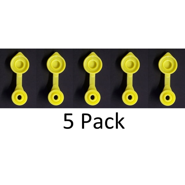 JSP Manufacturing Universal Fuel Gas Can Jug Large Yellow Vent Cap ...