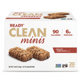 Ready® Clean Protein Bar, Chocolate & Peanut Butter, 20 Count, Mini ...