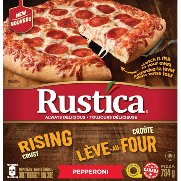 RUSTICA RISING CRUST PEPPERONI PIZZA, RUSTICA RISING CRUST PEPPERONI ...