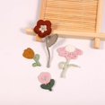 13pcs decorative embroidery cloth stickers diy polyester multi-color ...
