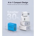 [40W/2Pack] Wall Charger,USB C Charger Block, Multi-Port PD + QC 3.0 ...