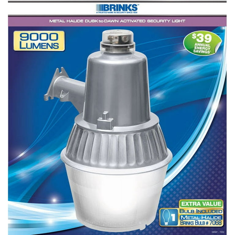 Outdoor Metal Halide Security Light Brinks Metal Halide HID, 360 Beam