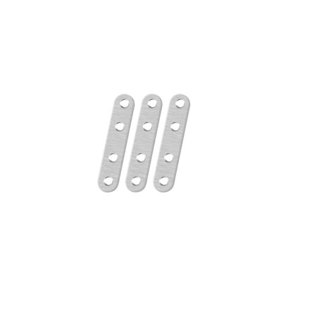 TILIYHELLO Stainless Steel Plate Bracket Flat Straight Brace Brackets ...