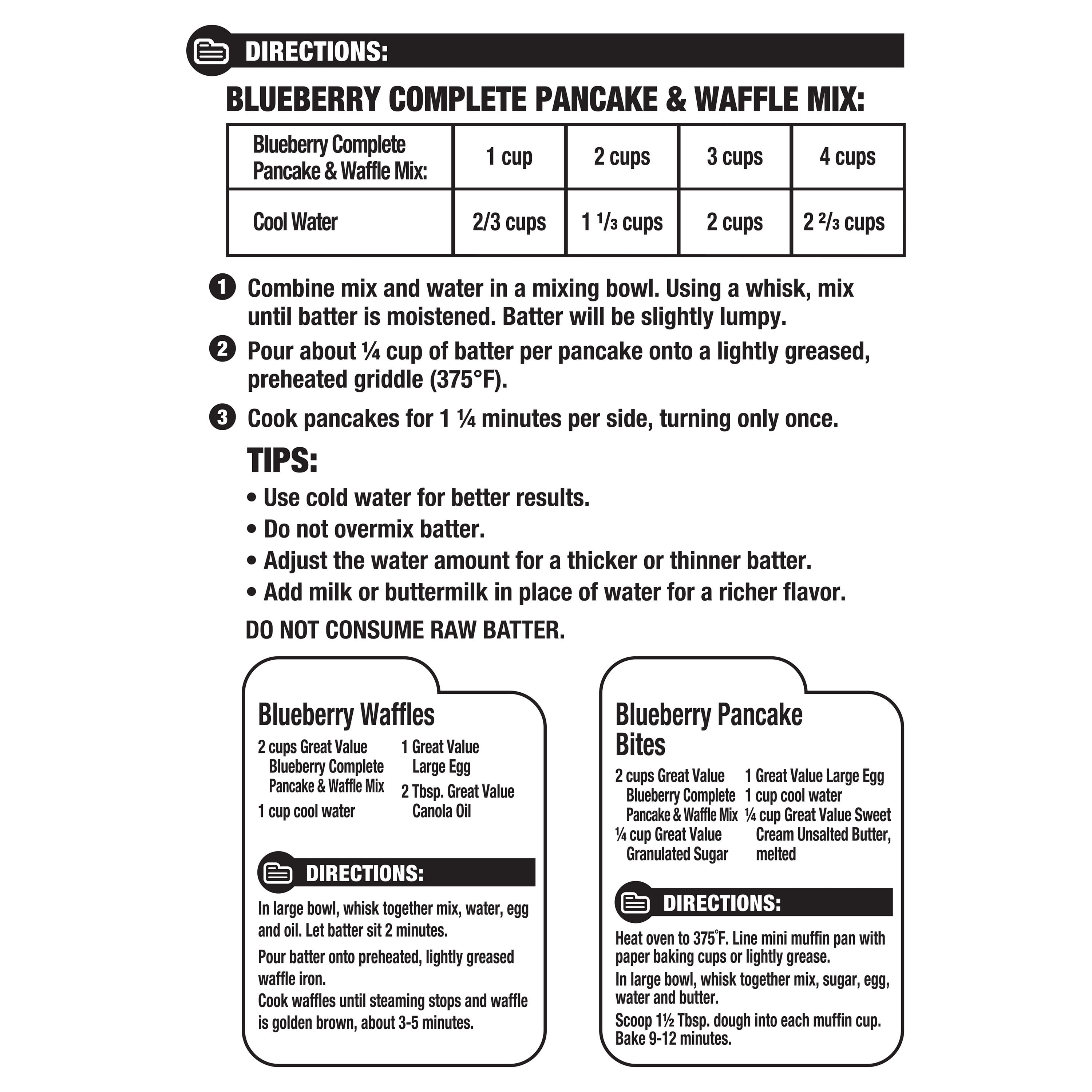 Nutrition Facts Of Blueberry Pancakes | Besto Blog