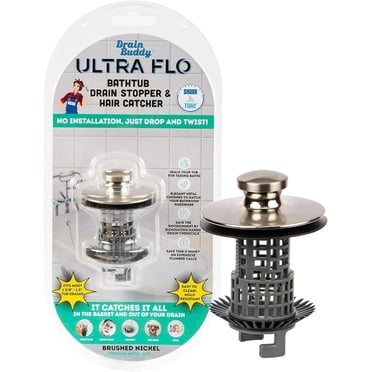 Mer-Maid Drain Magic, Universal Sink Stopper and Bathroom Plug, Instant ...