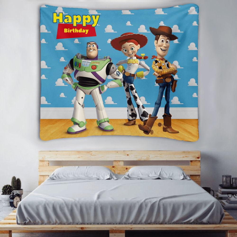 Toy Story Hanging Photography Backdrops Exquisite Practical Wall Art ...
