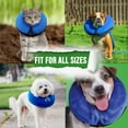 PortableOut Inflatable Recovery Collar, Soft Adjustable E-Collar for ...