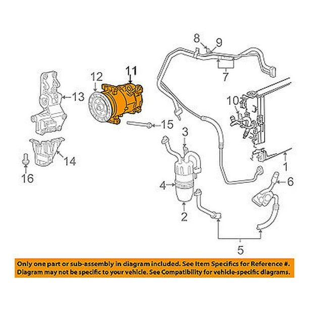 CHRYSLER OEM-A/C AC Compressor 55111610AC - Walmart.com