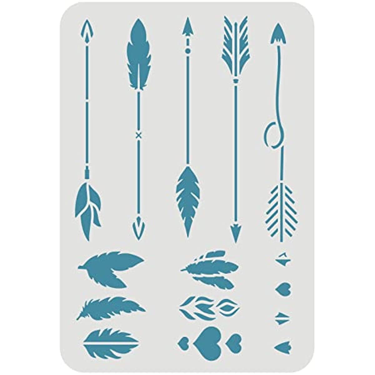 Arrows Stencils Arrows Sets Painting Stencils Plastic Arrows Heart ...