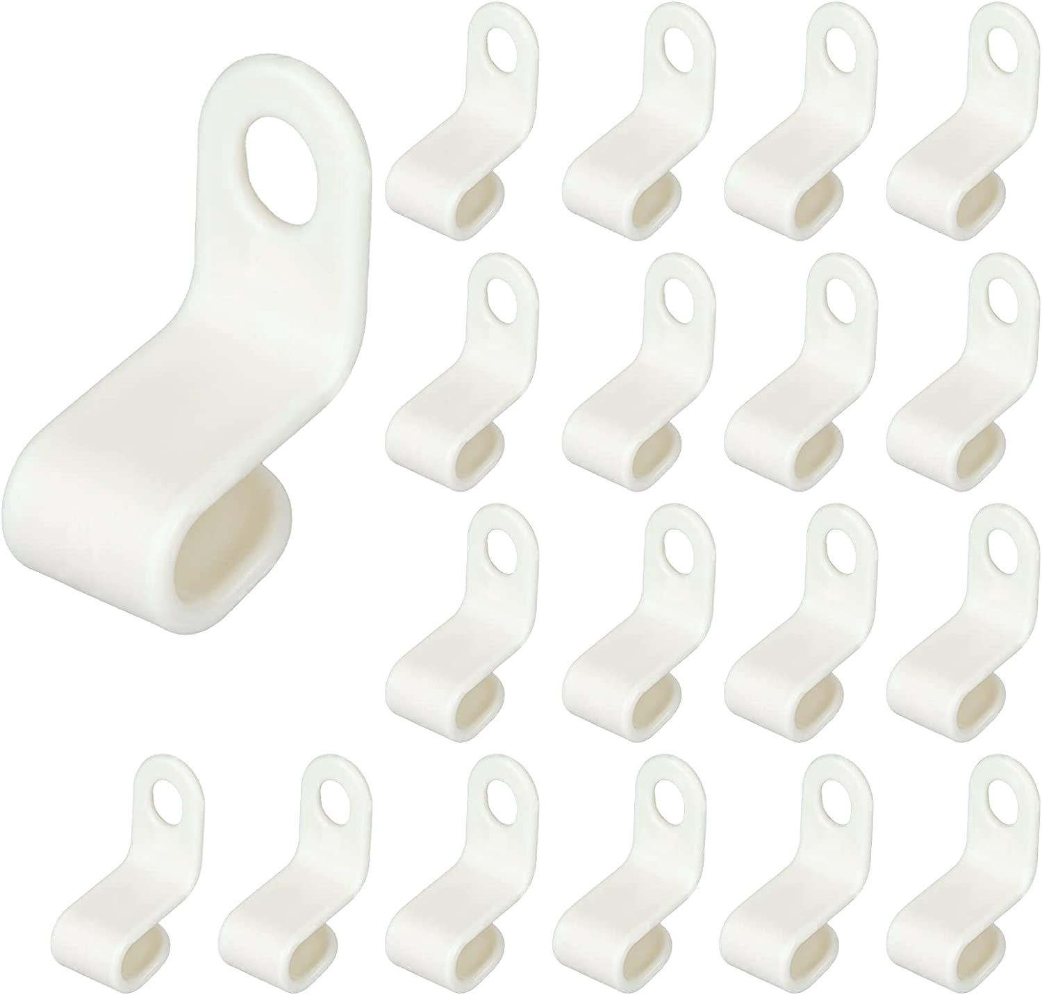 20 Pieces Clothes Hanger Connector Hooks, Plastic Mini Multi-Layer ...