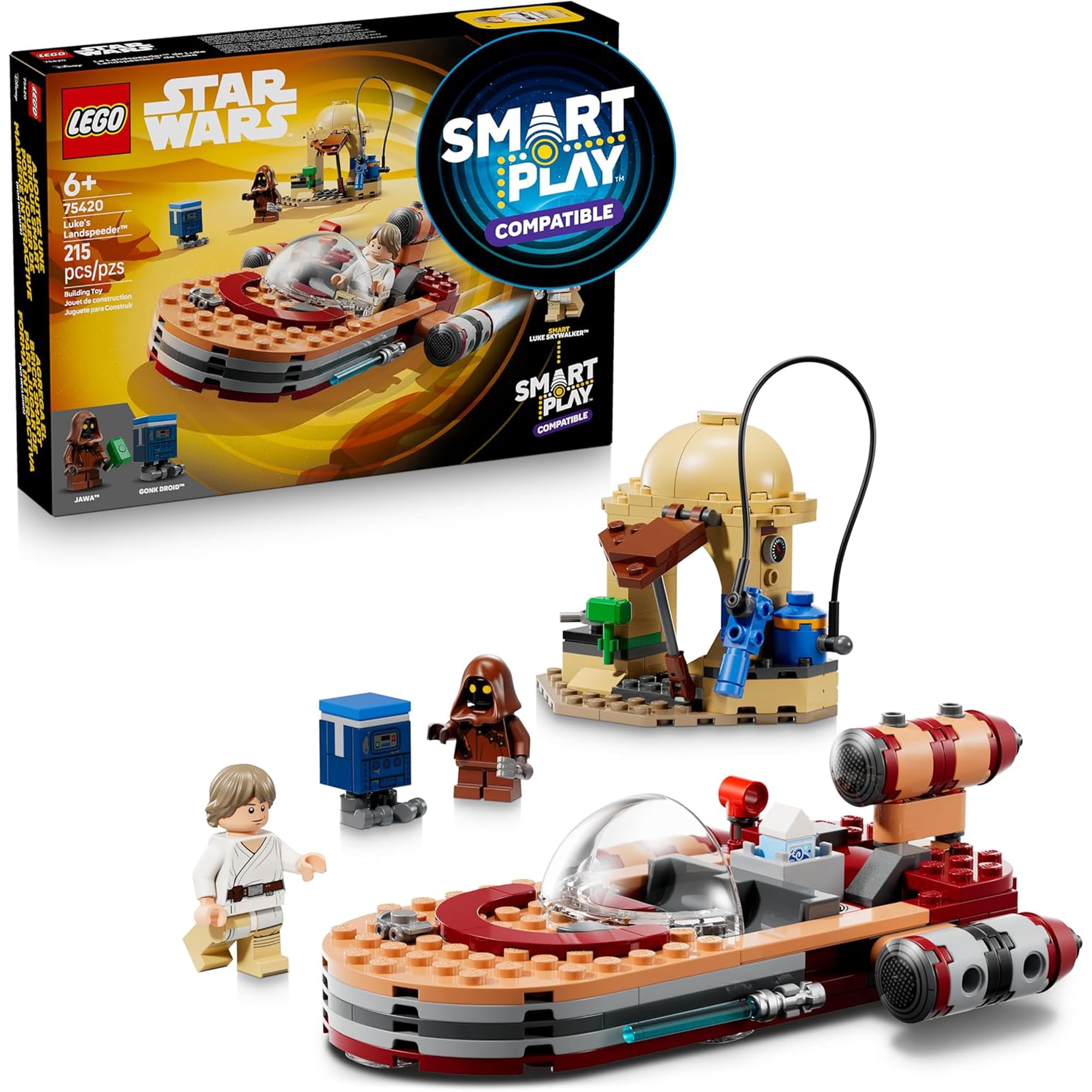 Click here for Lego Star Wars Smart Play: Lukes Landspeeder - Bui... prices