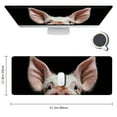 Heduofu Non-Slip Rectangle Mousepad, Baby Pig Mouse Pad for Home ...