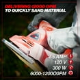 PROMAKER 1/2 Palm Sander, 2.5 AMP, Sander Tool with 6 Variable Speed ...