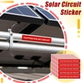 250 Pcs Caution Solar Circuit Stickers - Pv Safety Warning Labels ...