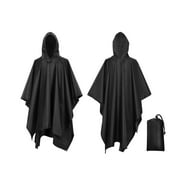 Better Office Products Disposable Clear Rain Ponchos with Hood for ...