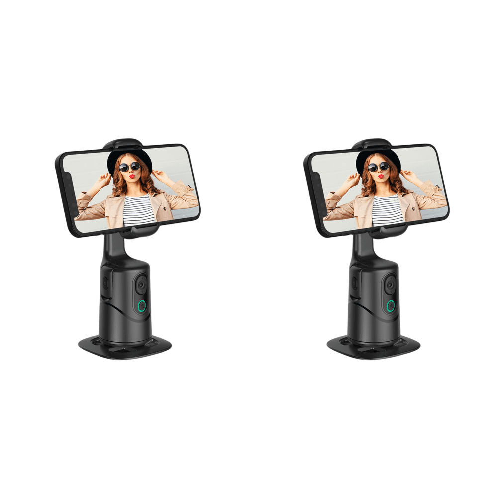 Trípode de seguimiento facial automático Rotación 360 Sin control de ...