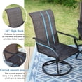 Sophia & William 5 Pieces Wicker Rattan Outdoor Patio Dining Set ...