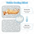 MH MYLUNE HOME Large Dog Cooling Mat, 20”x30” Arc-Chill Cooling Fiber ...